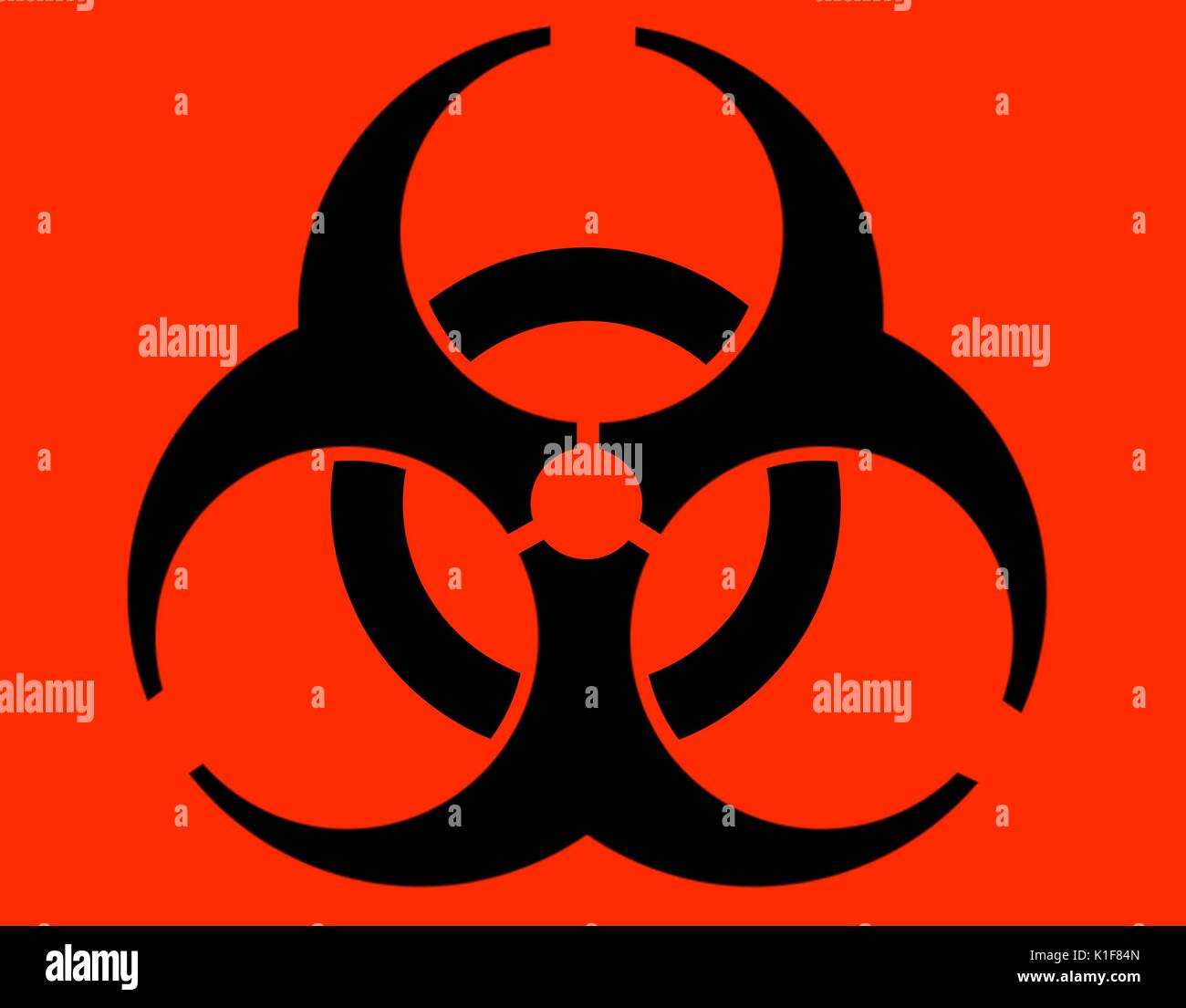 Biological hazard logo. Biohazard symbol. Image courtesy CDC/Henry ...