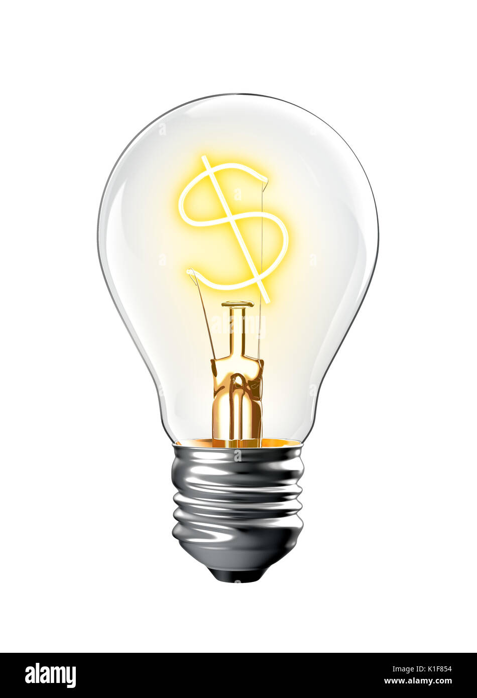 Neon dollar sign Cut Out Stock Images & Pictures - Alamy