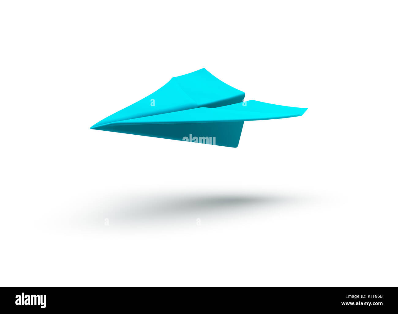 Idea paper plane Cut Out Stock Images & Pictures - Alamy