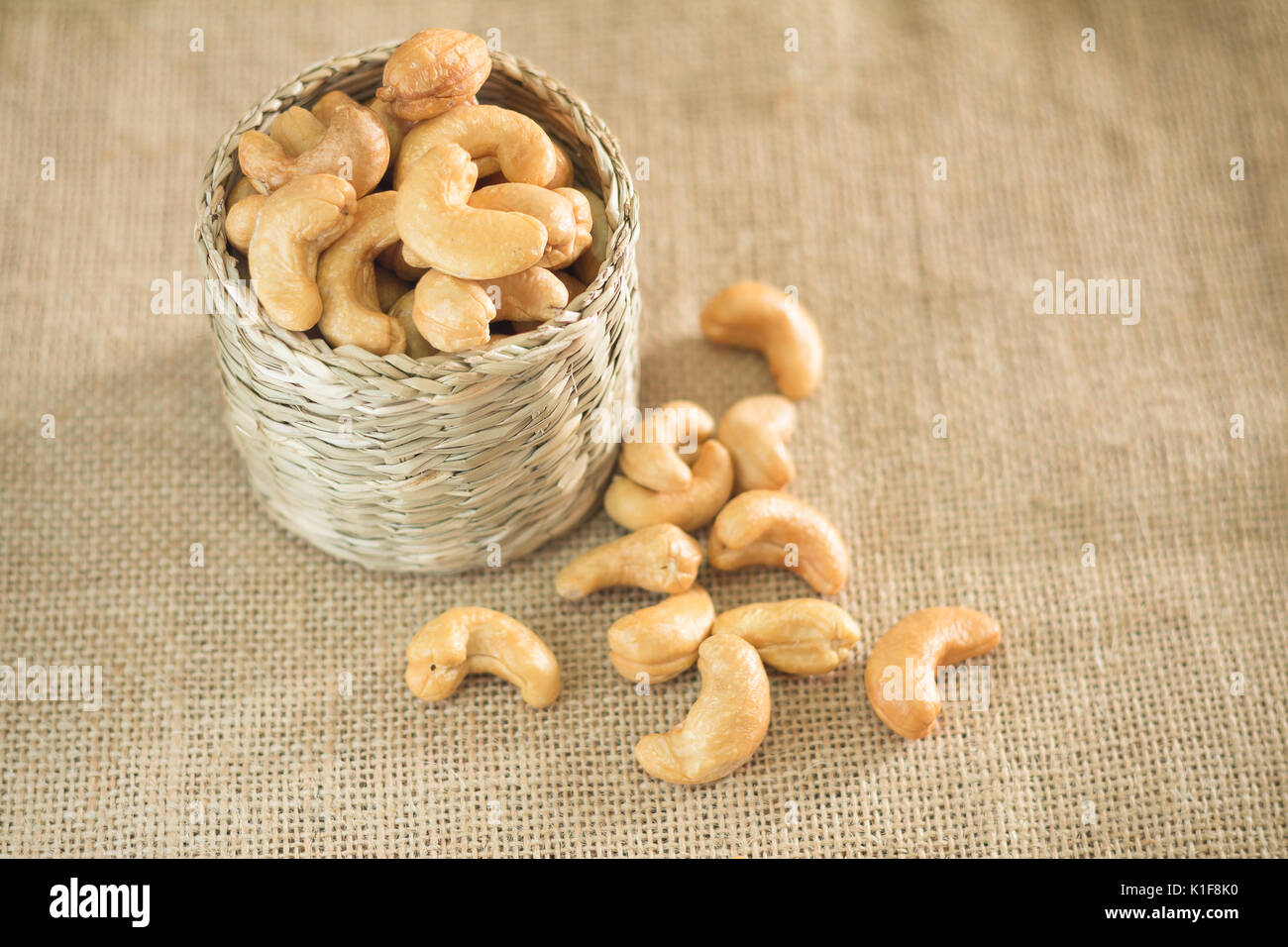 Roasted cashew nuts hi-res stock photography and images - Alamy