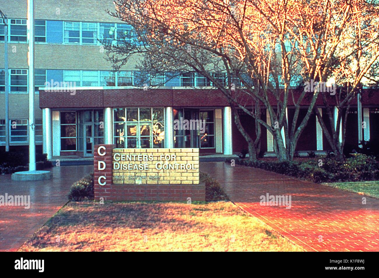 Front of Building 1, CDC, Sometime During the Late 1980's. Front of ...