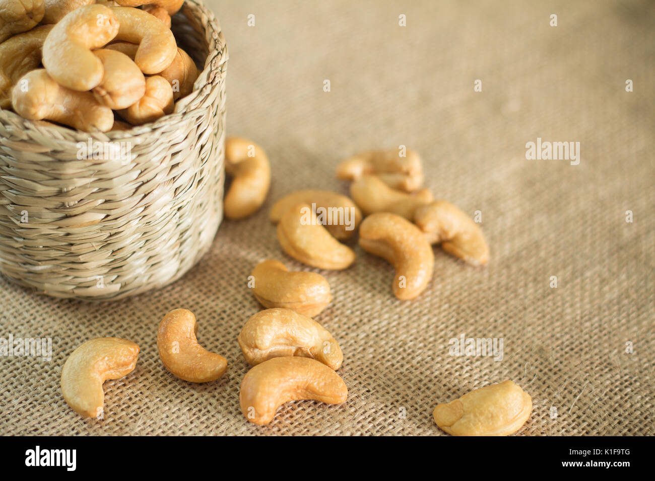 Roasted cashew nuts hi-res stock photography and images - Alamy