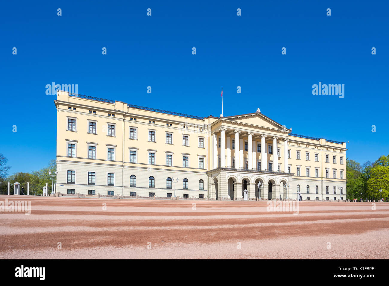 Royal Palace in Oslo city, Norway Stock Photo - Alamy