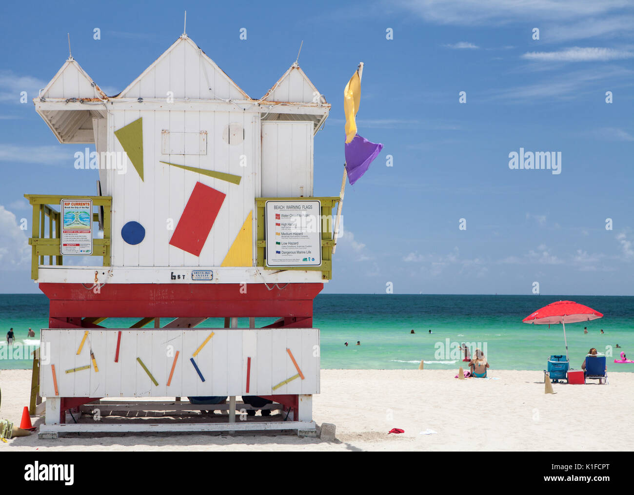 Summer in Miami, Florida, USA Stock Photo - Alamy
