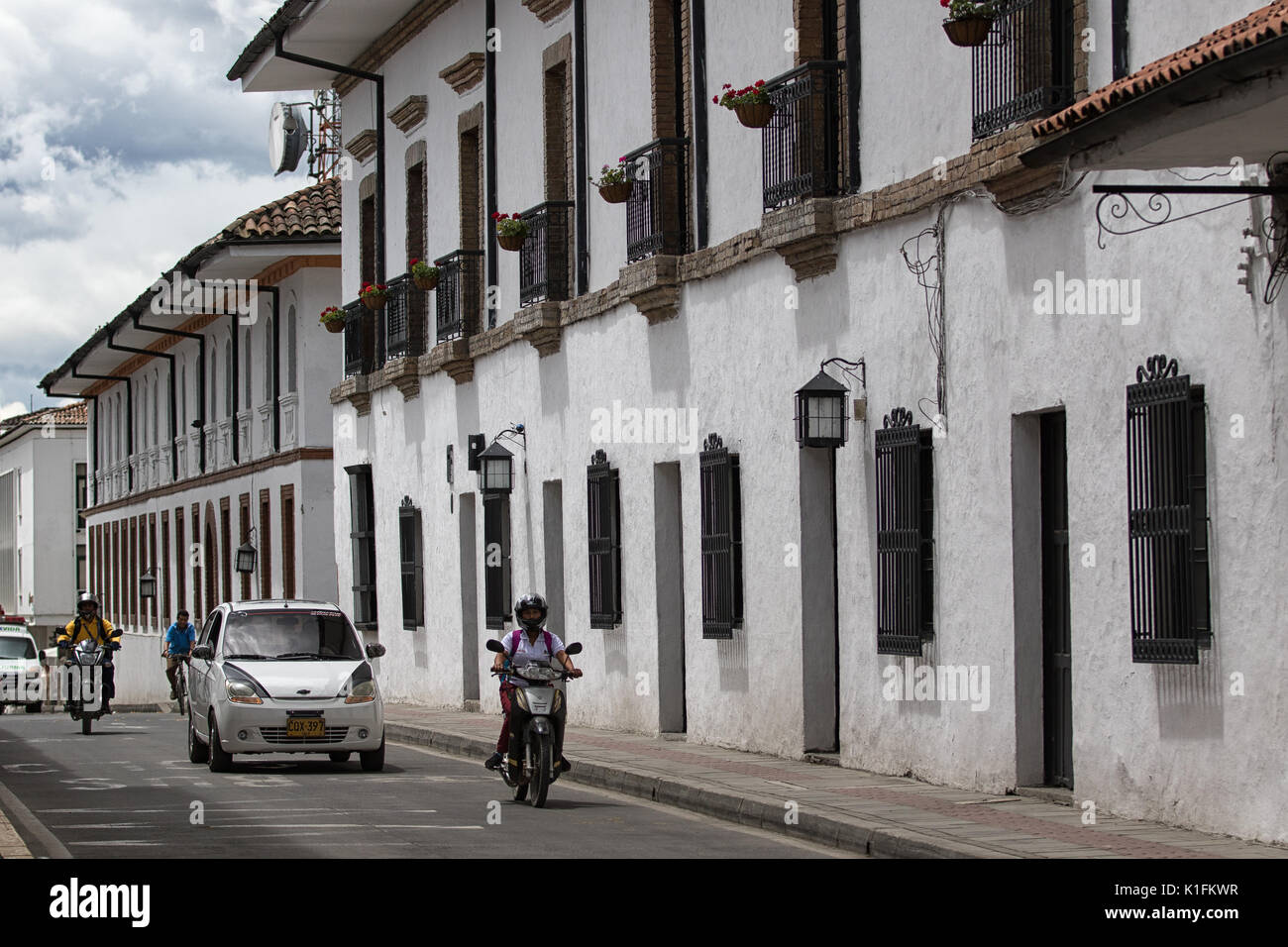 historic centre of Popayan Colombia Stock Photo - Alamy