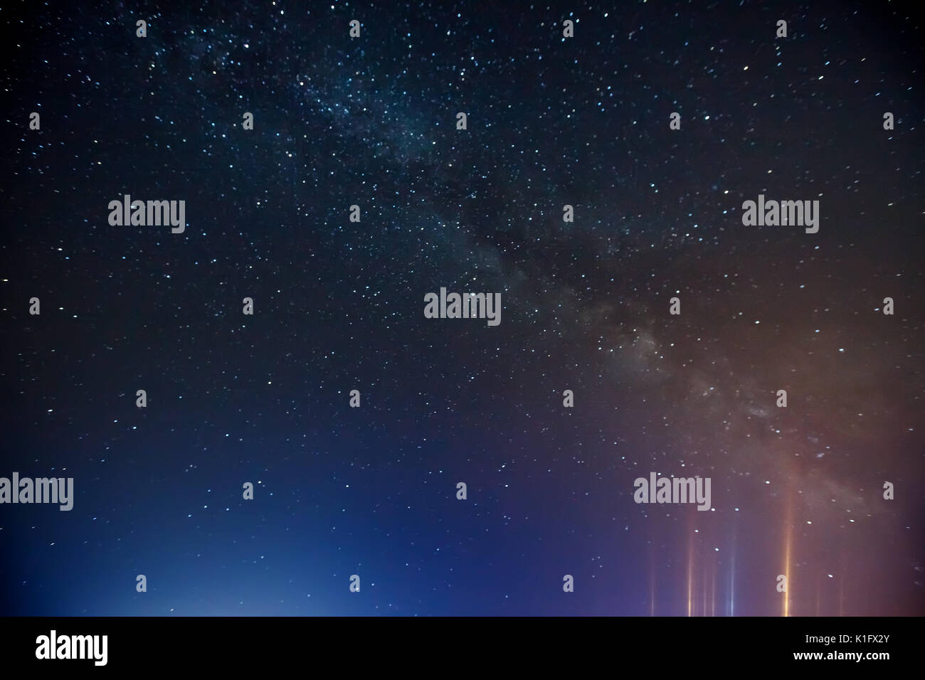 Night sky with lot of shiny stars Stock Photo - Alamy