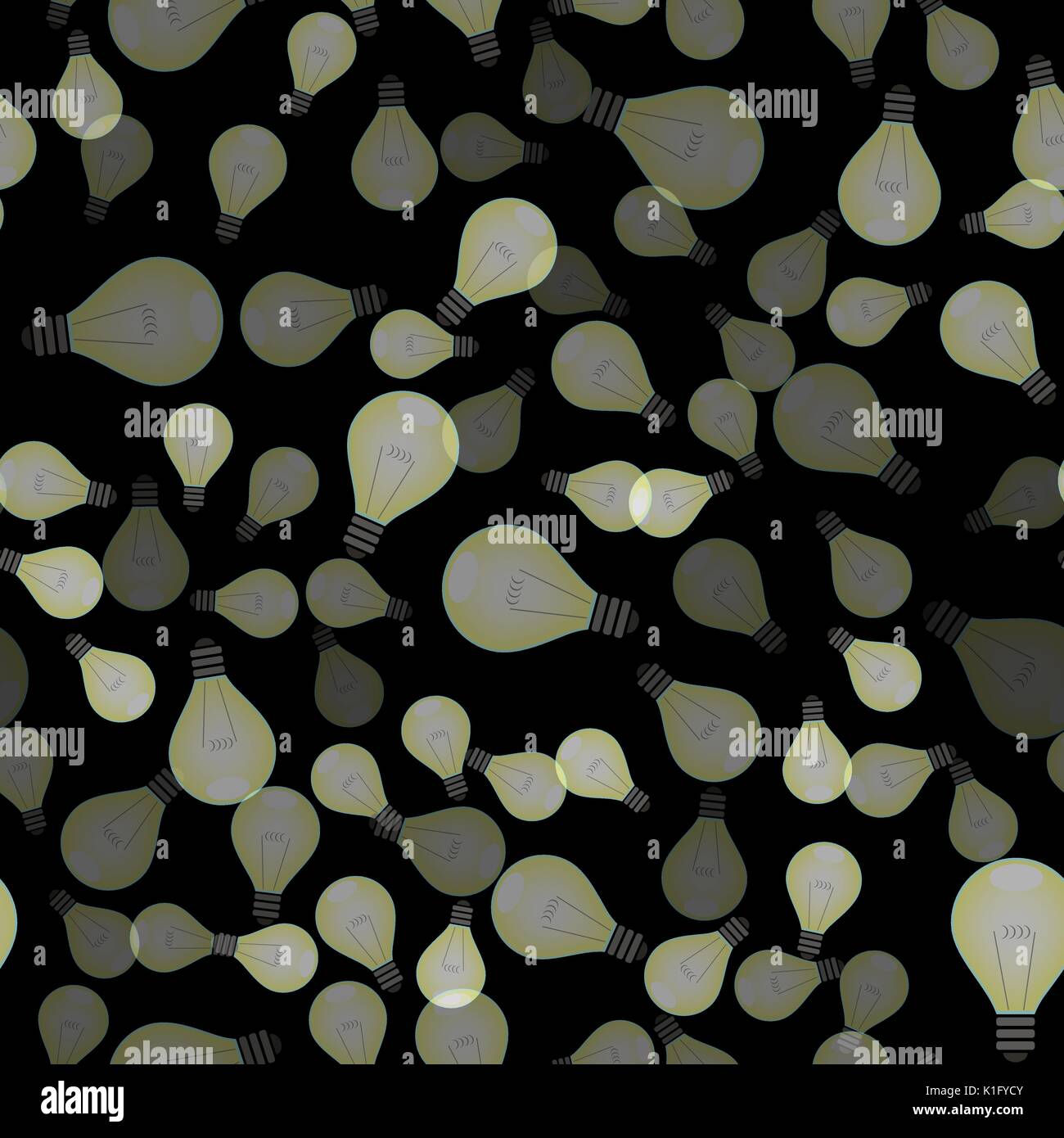 Electric Lamp Seamless Pattern Stock Vector Image & Art - Alamy