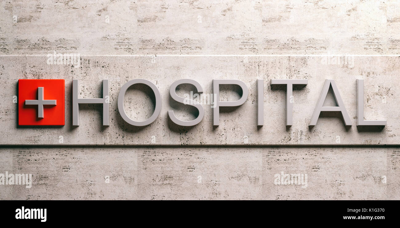 Hospital sign board hi-res stock photography and images - Alamy