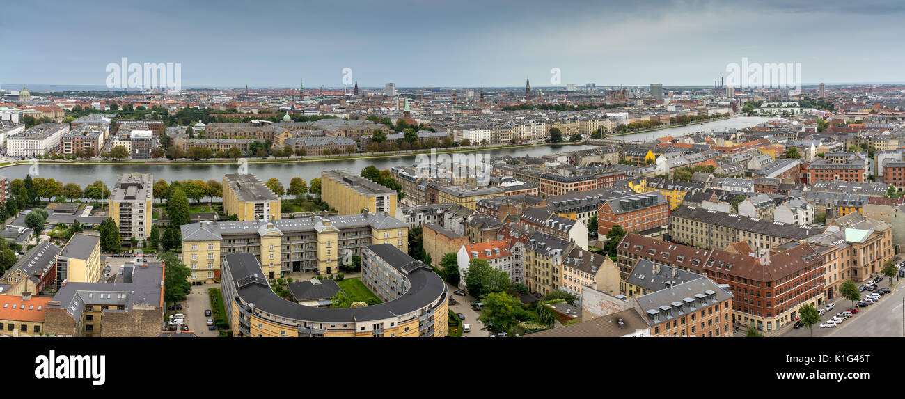View over the Lakes in Copenhagen, Denmark Stock Photo - Alamy