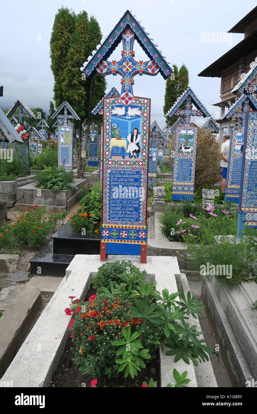 Merry Cemetery with handcarved gravestones with amusing stories about ...