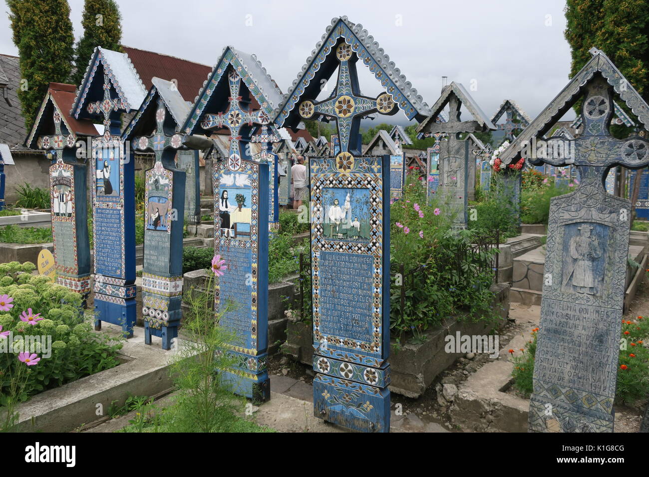 Merry Cemetery with handcarved gravestones with amusing stories about ...