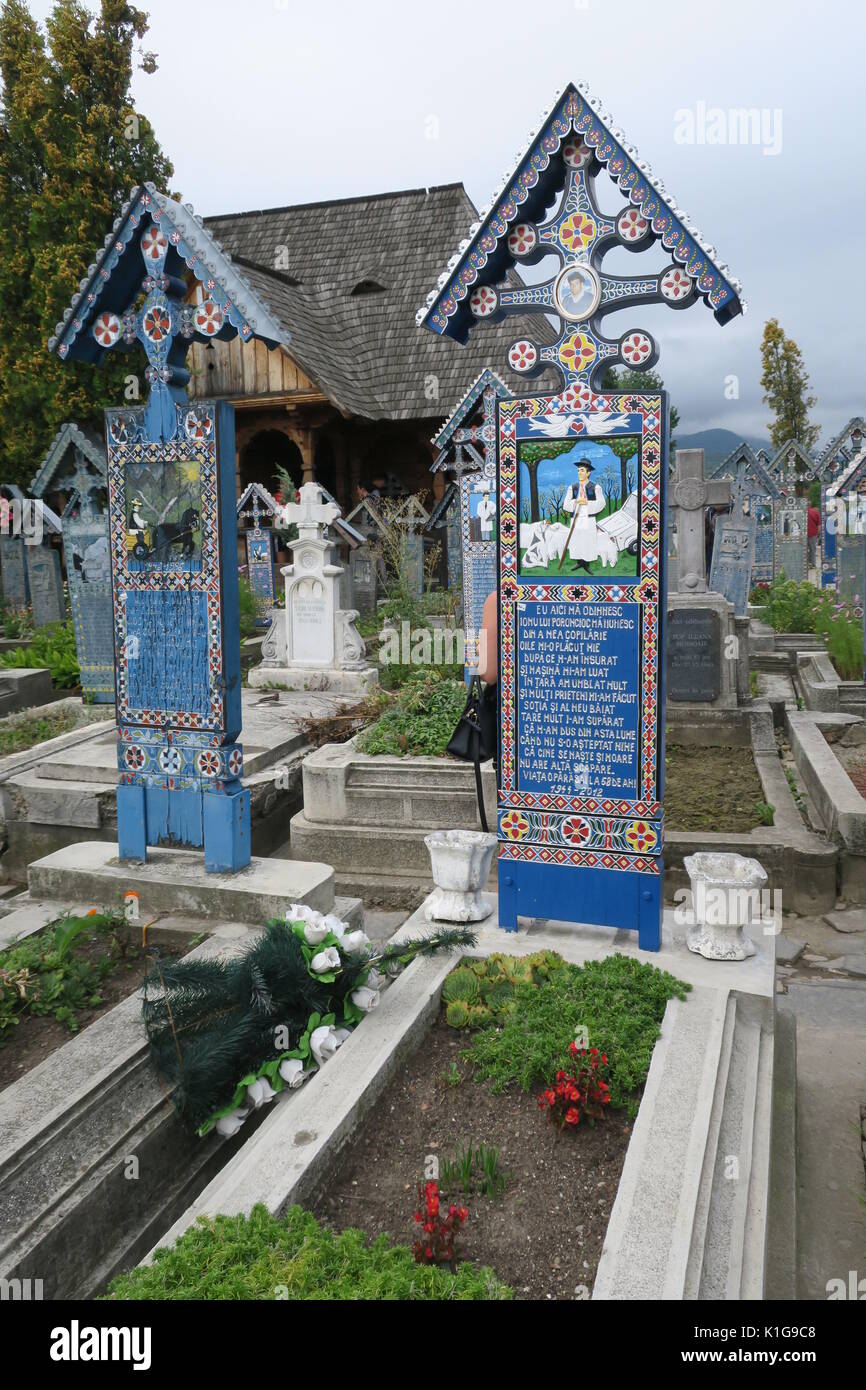 Merry Cemetery with handcarved gravestones with amusing stories about ...