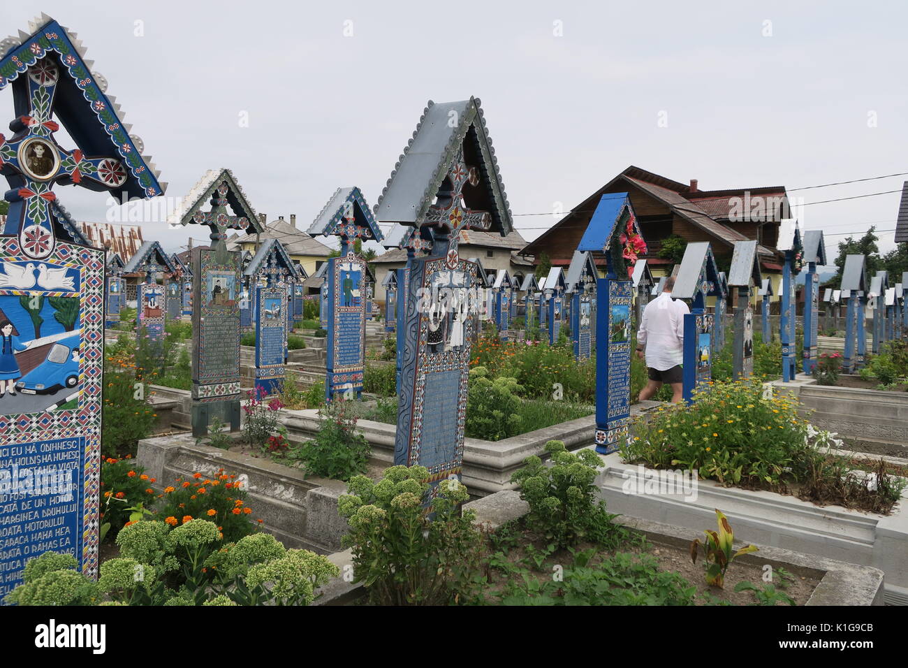 Merry Cemetery with handcarved gravestones with amusing stories about ...