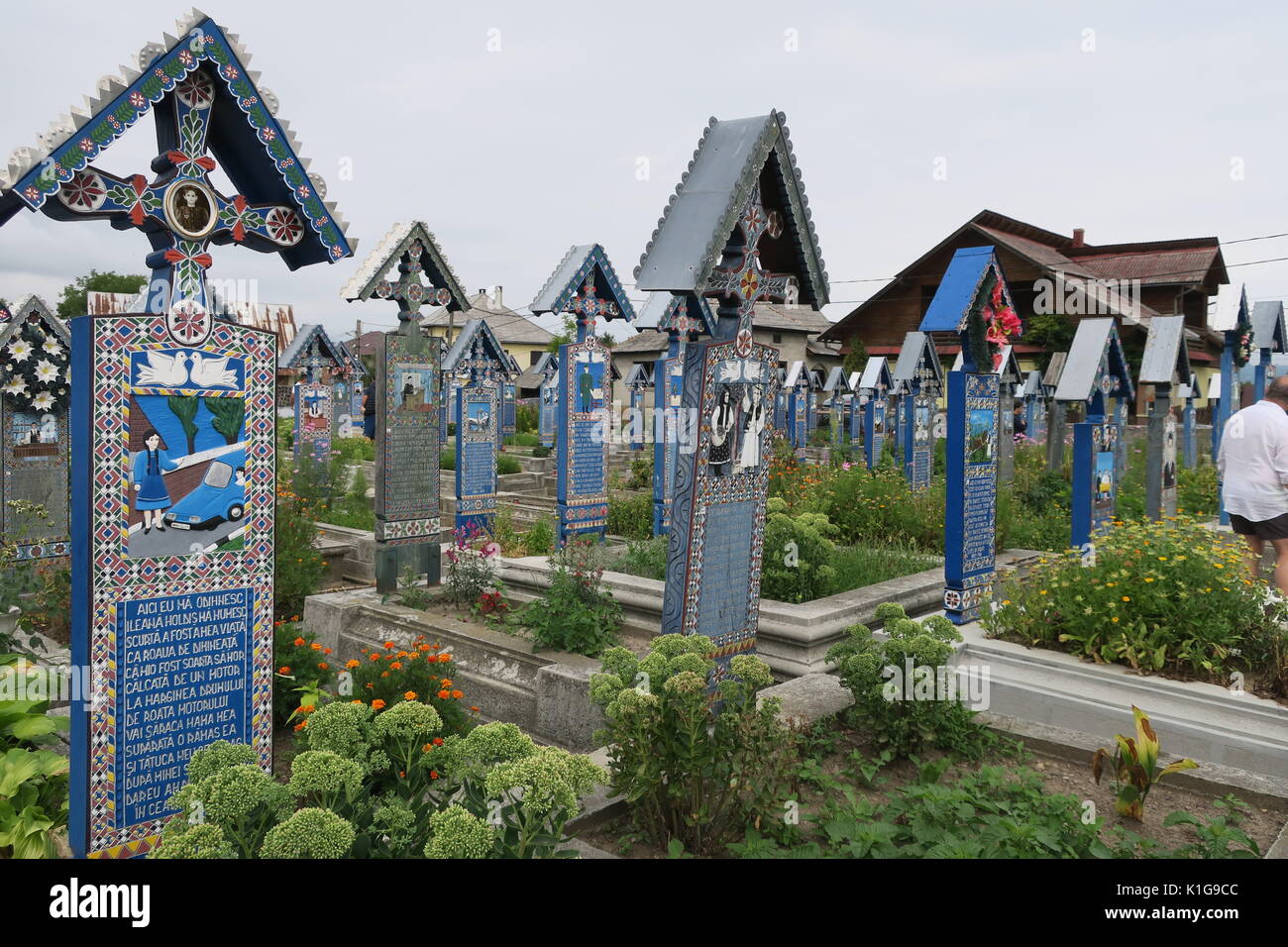 Merry Cemetery with handcarved gravestones with amusing stories about ...