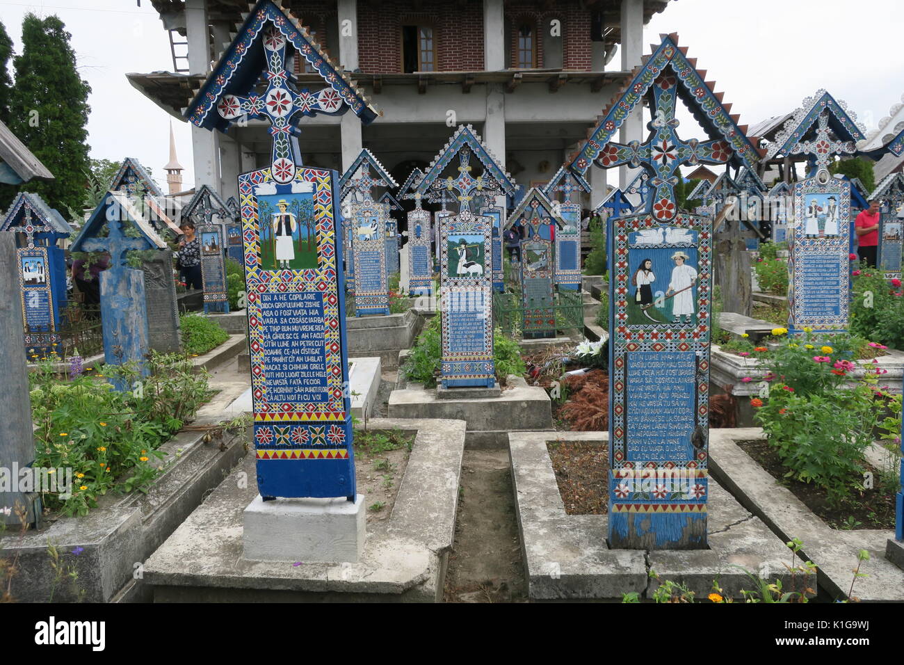 Merry Cemetery with handcarved gravestones with amusing stories about ...