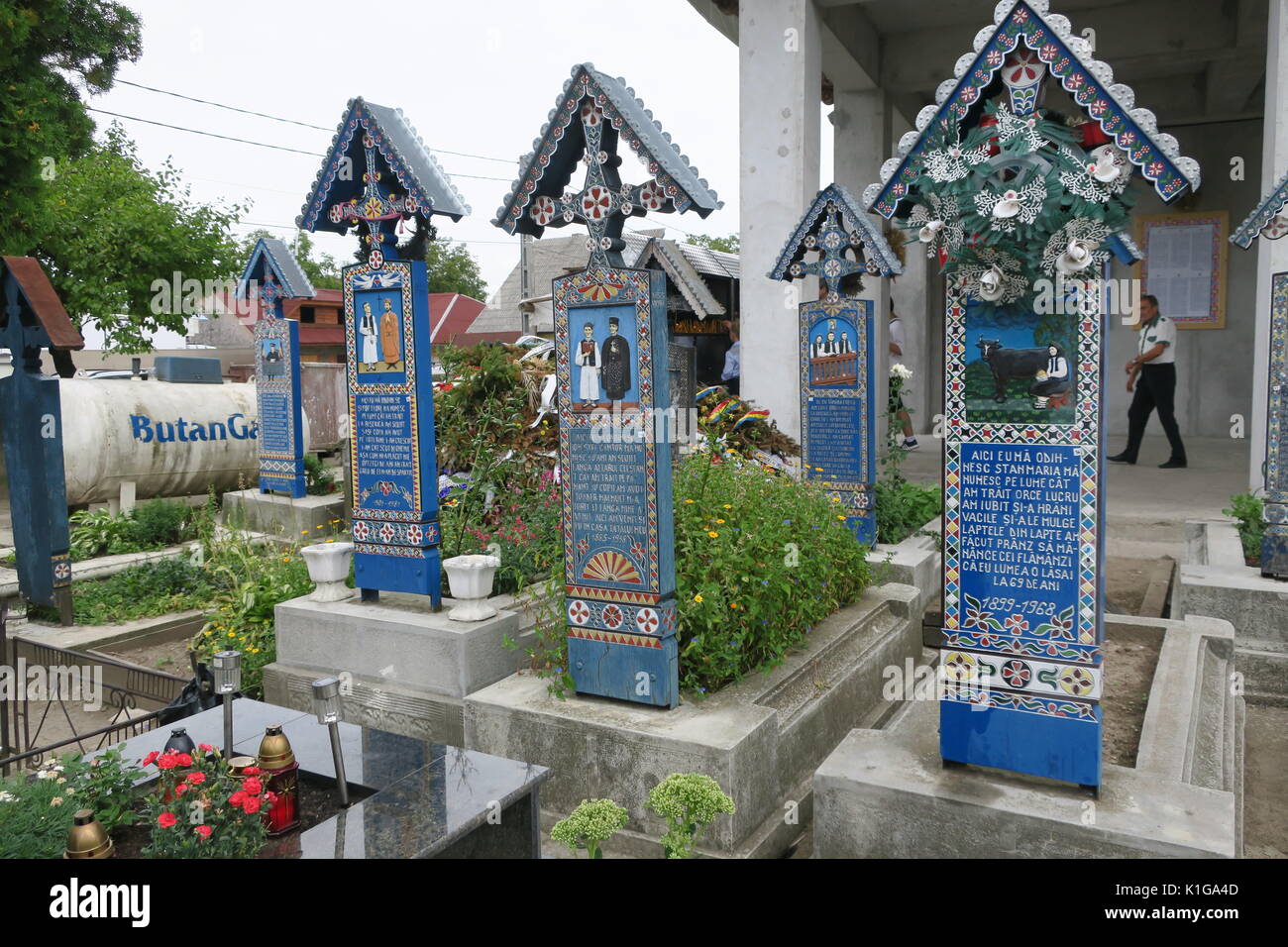 Merry Cemetery with handcarved gravestones with amusing stories about ...