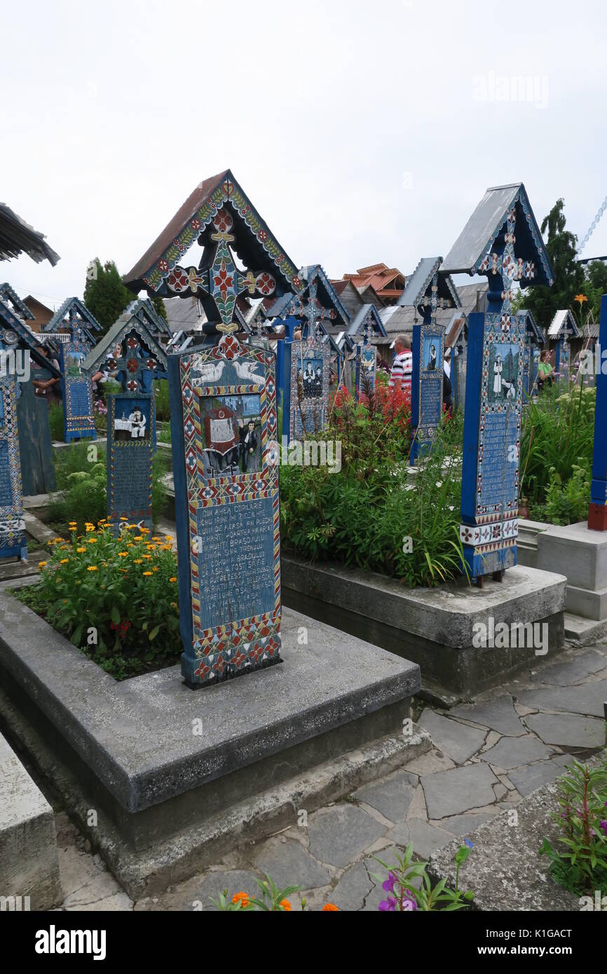 Merry Cemetery with handcarved gravestones with amusing stories about ...