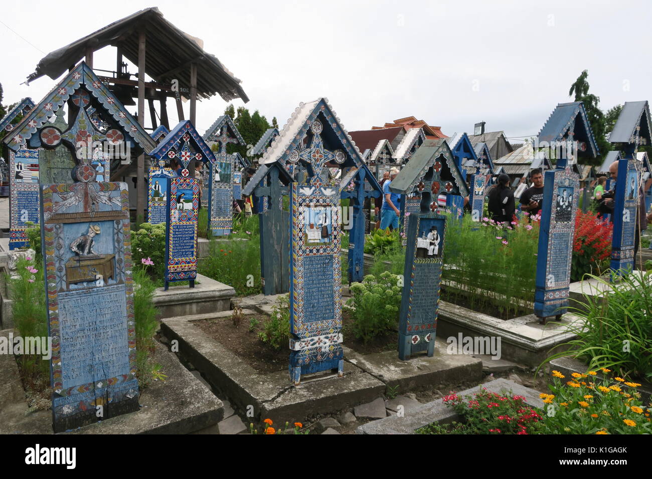 Merry Cemetery with handcarved gravestones with amusing stories about ...