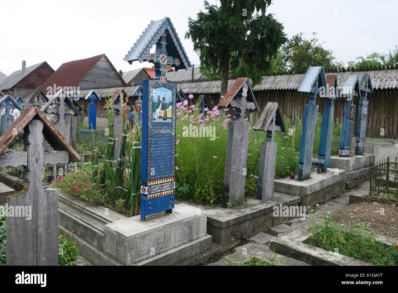 Merry Cemetery with handcarved gravestones with amusing stories about ...