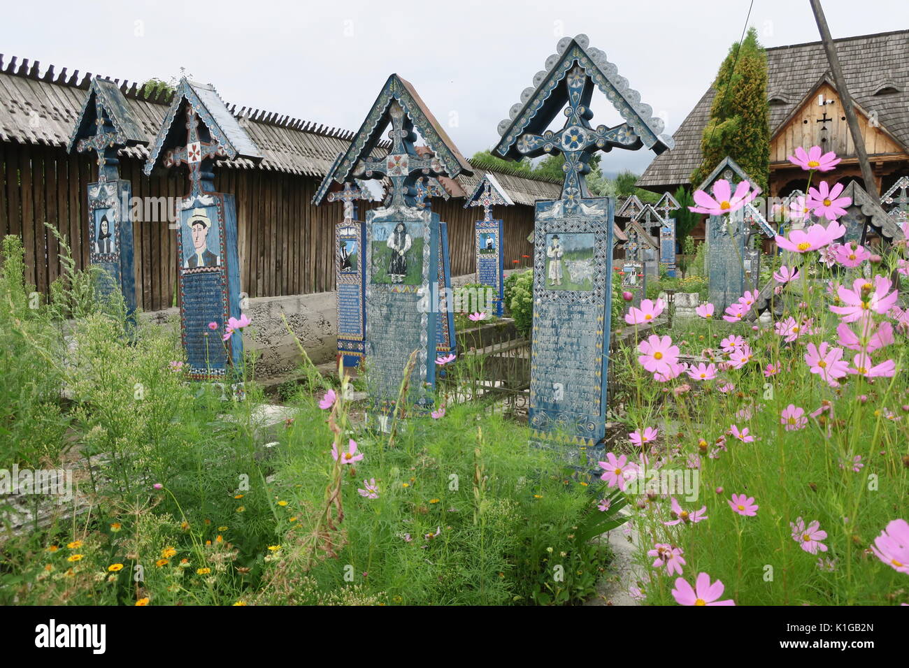Merry Cemetery with handcarved gravestones with amusing stories about ...