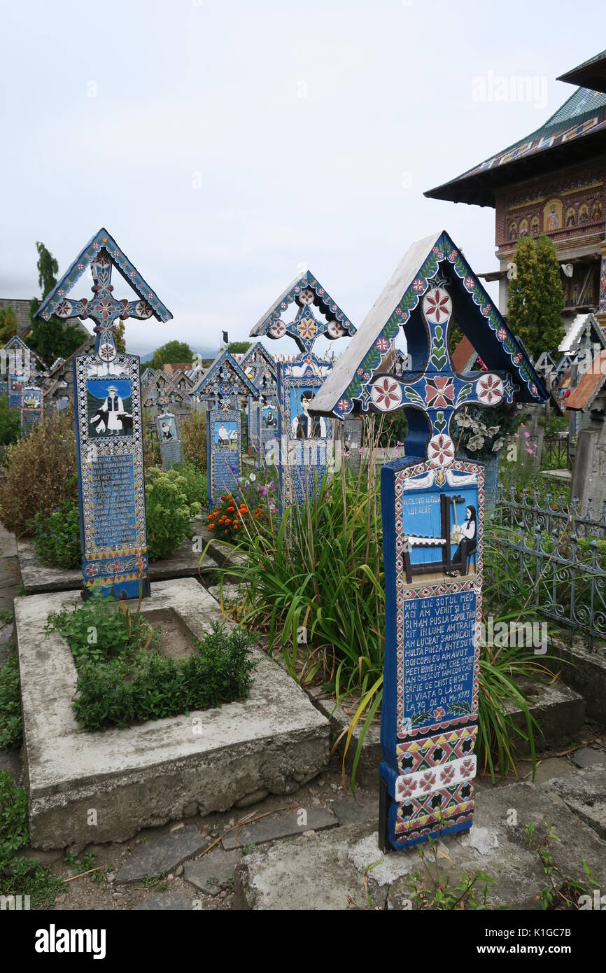 Merry Cemetery with handcarved gravestones with amusing stories about ...