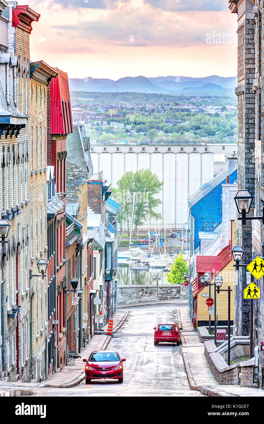 Quebec city aerial view old hi-res stock photography and images - Alamy