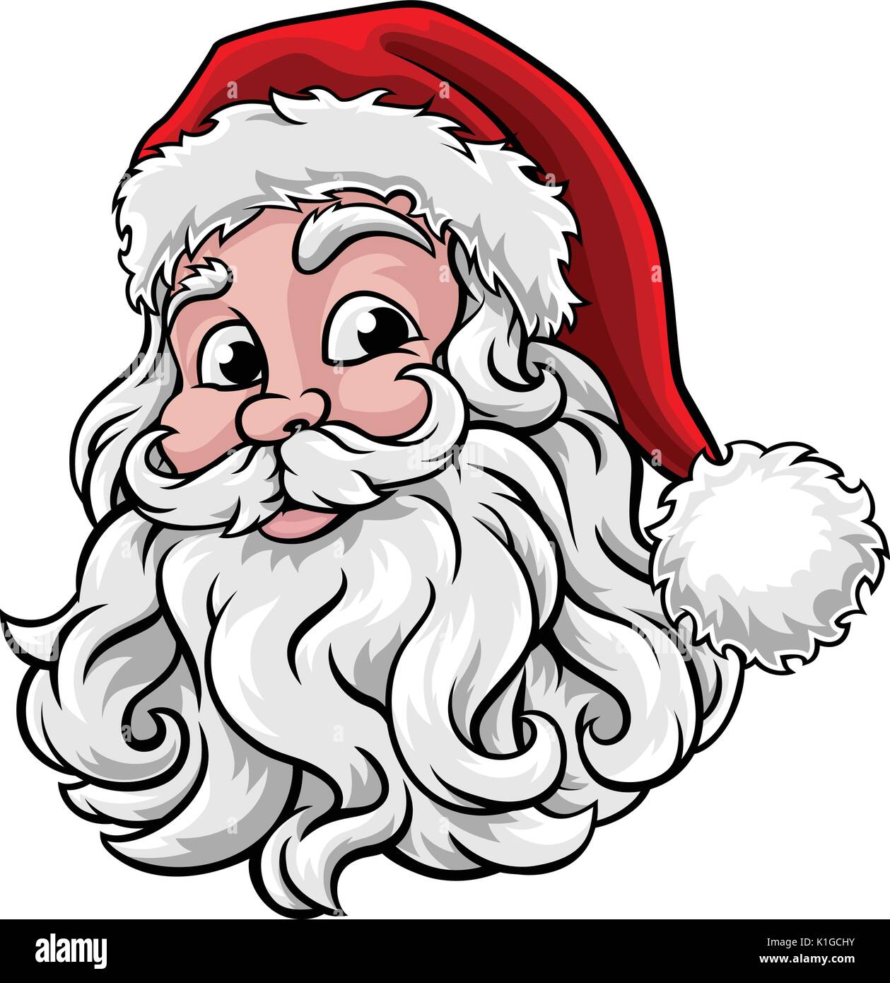Santa Claus Christmas Illustration Stock Vector Image & Art - Alamy