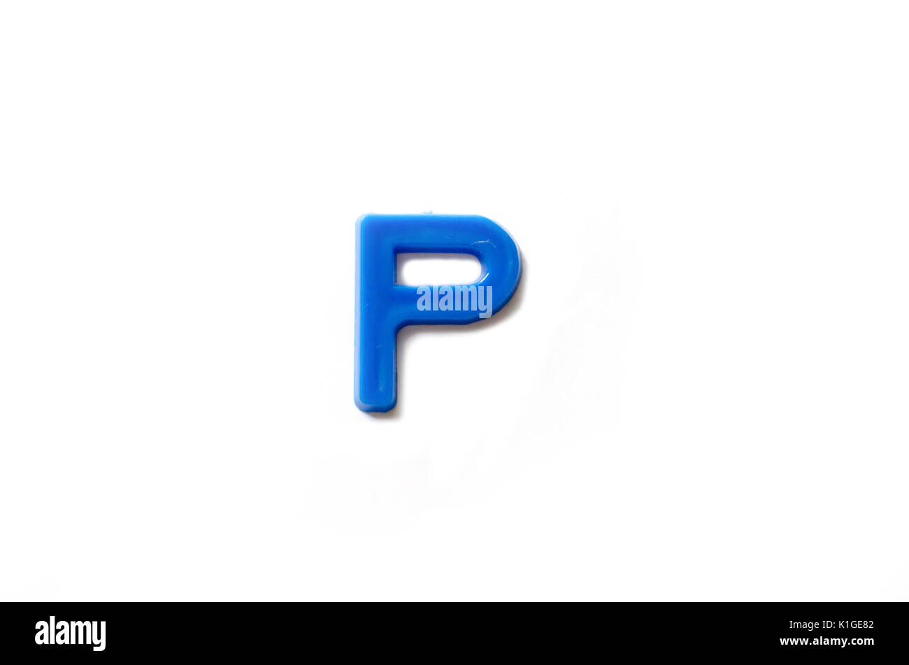 Plastic letters P isolated white background Stock Photo - Alamy