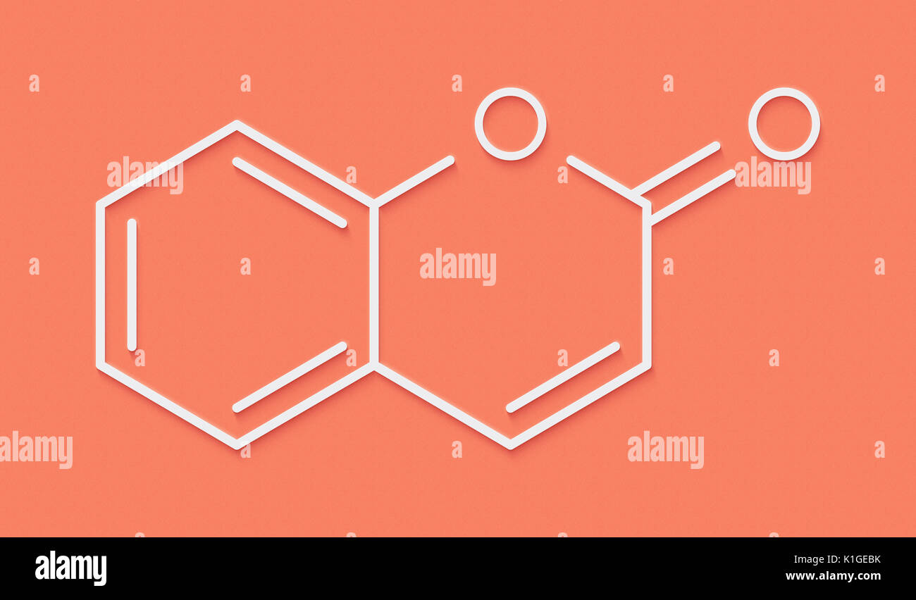 Coumarin herbal fragrant molecule hi-res stock photography and images ...