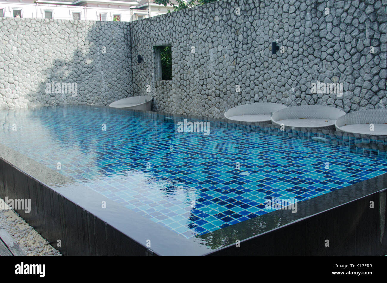 Swimming pool of luxury resort Stock Photo - Alamy