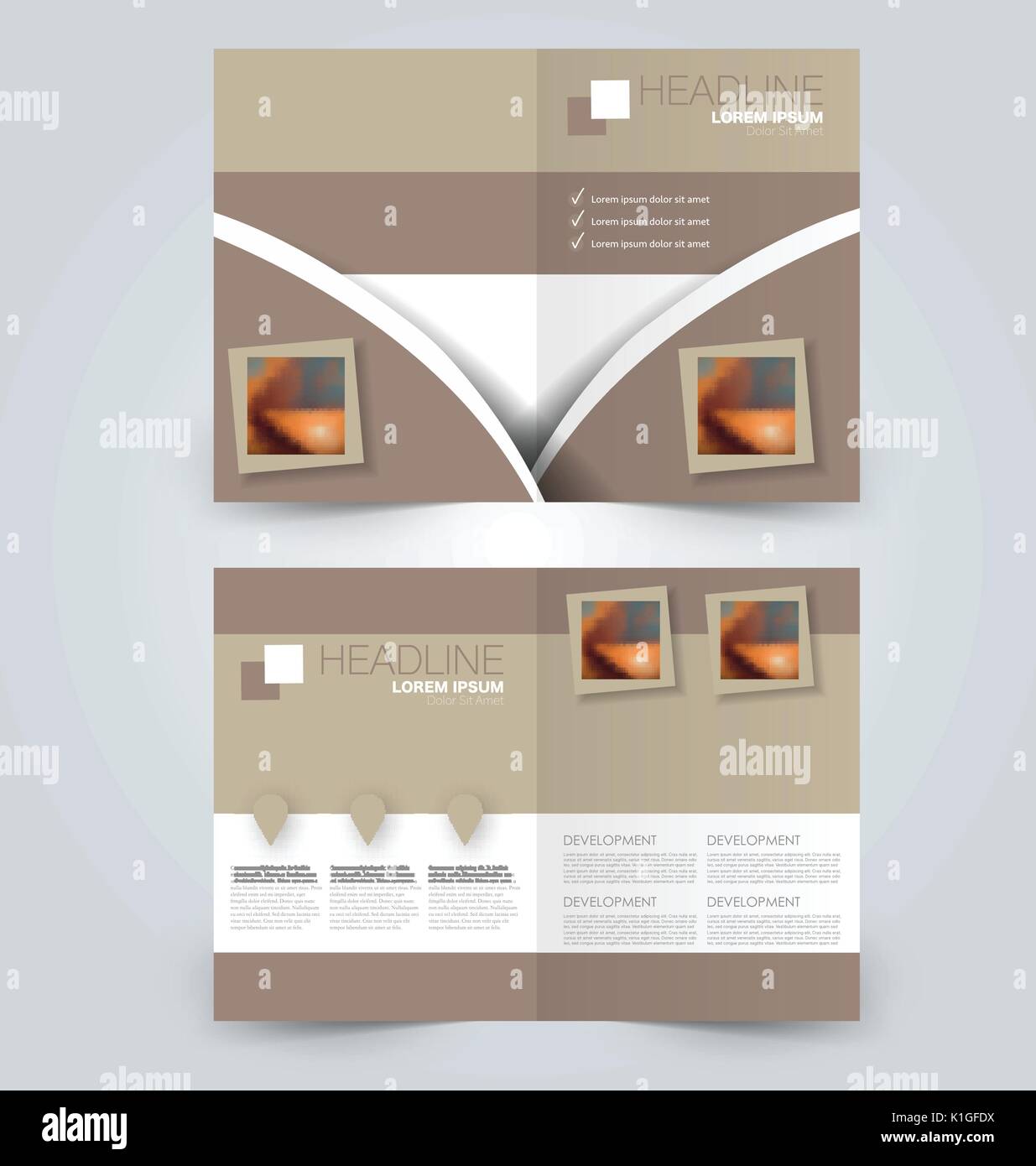 Double page Stock Vector Images - Alamy