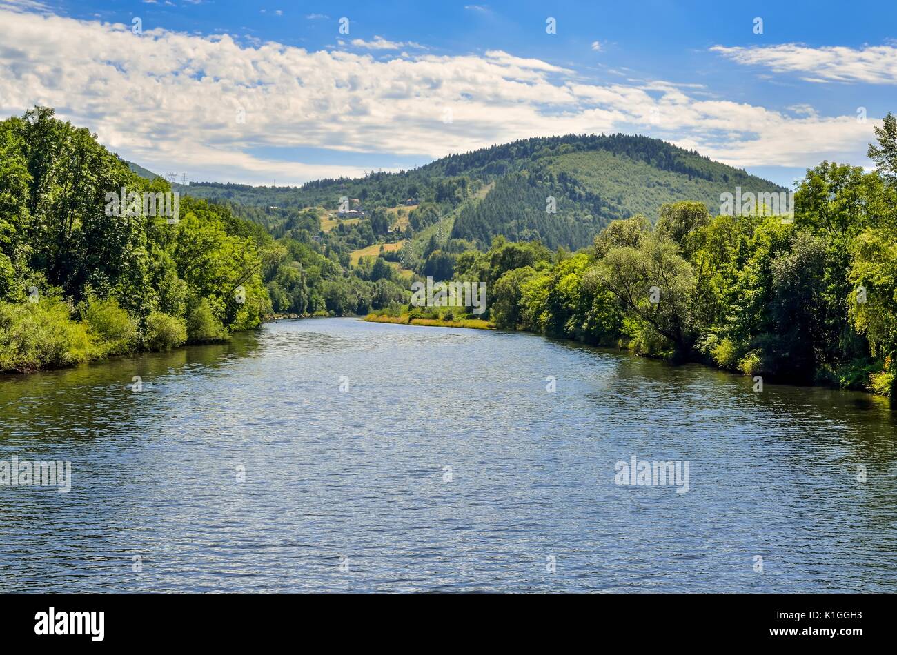 Mountain landscape river hi-res stock photography and images - Alamy