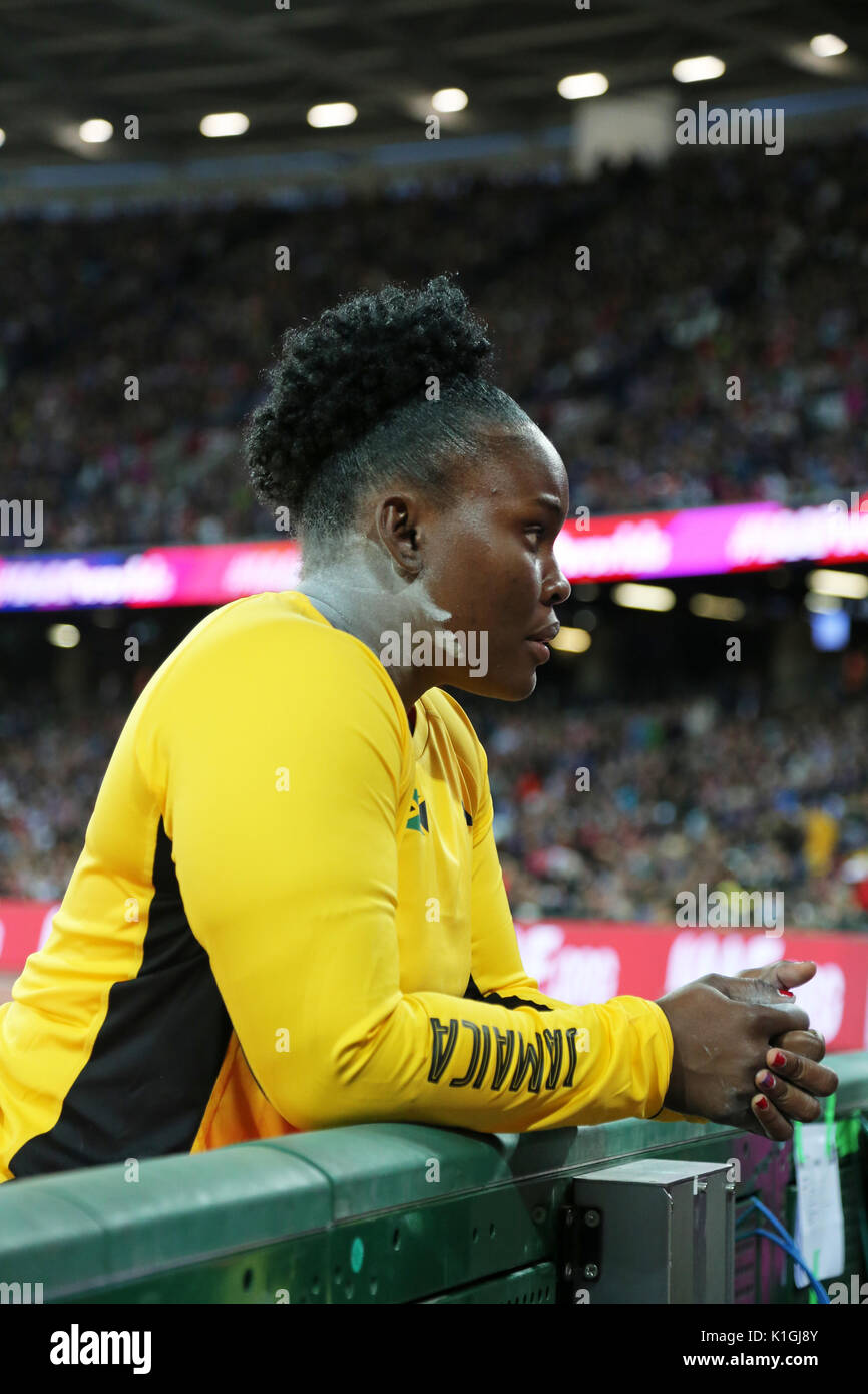 Danniel THOMAS-DODD (Jamaica) competing in the Women's Shot Put ...