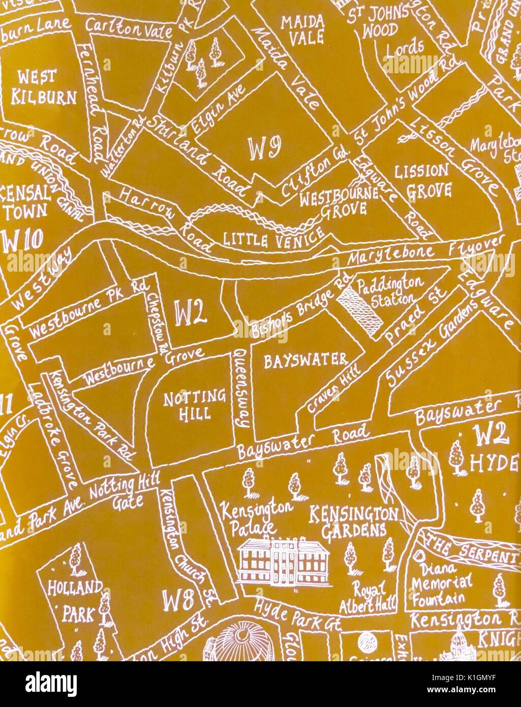 Hand drawn map hi-res stock photography and images - Alamy