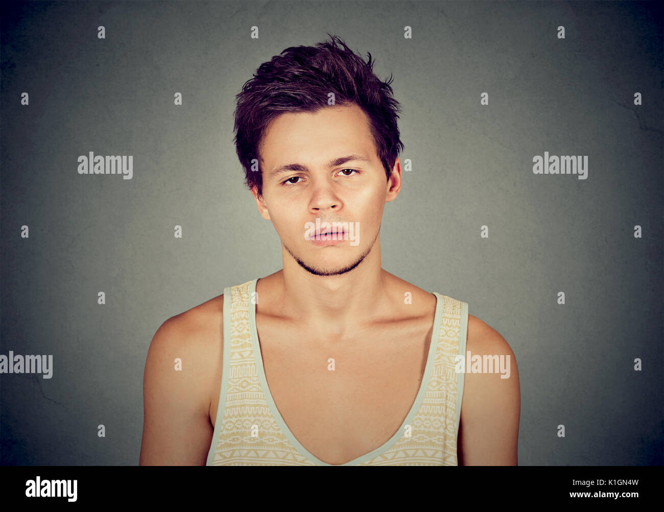 Bored young man hi-res stock photography and images - Alamy