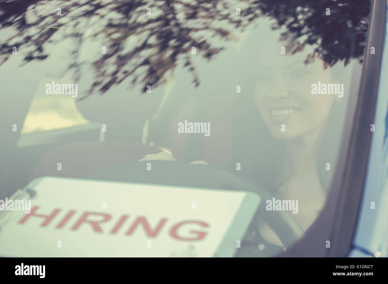 Woman taxi driver hi-res stock photography and images - Alamy