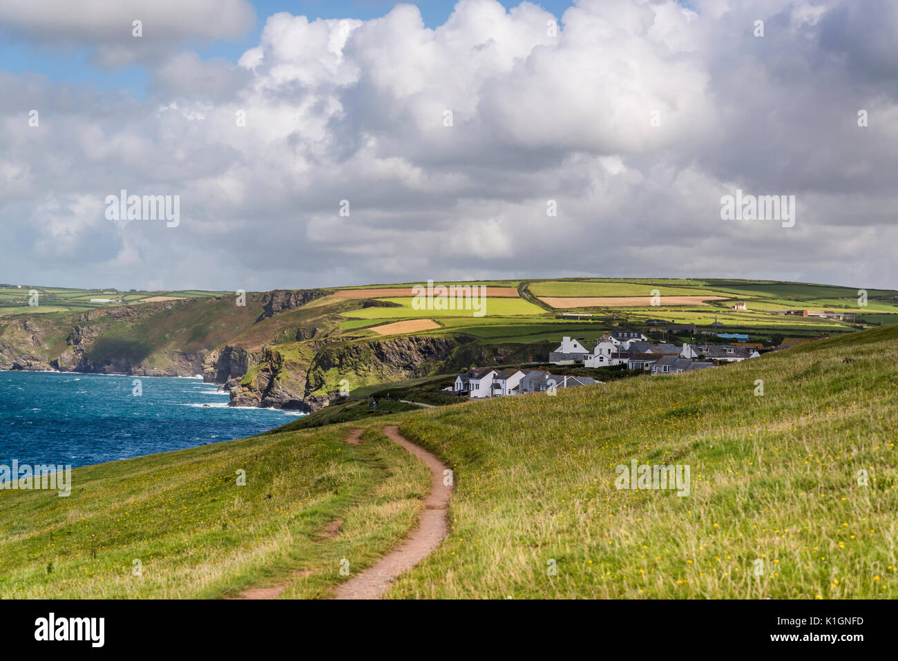 Panoramic elevated view surrounding countryside hi-res stock ...