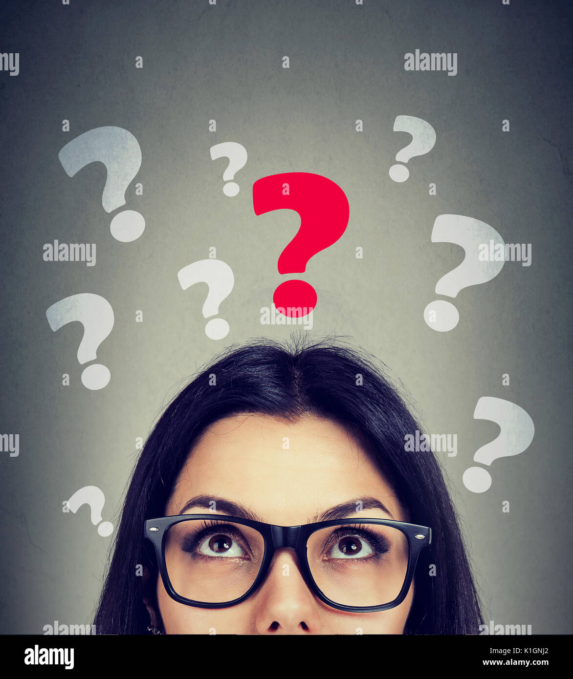 Thinking question mark hi-res stock photography and images - Alamy