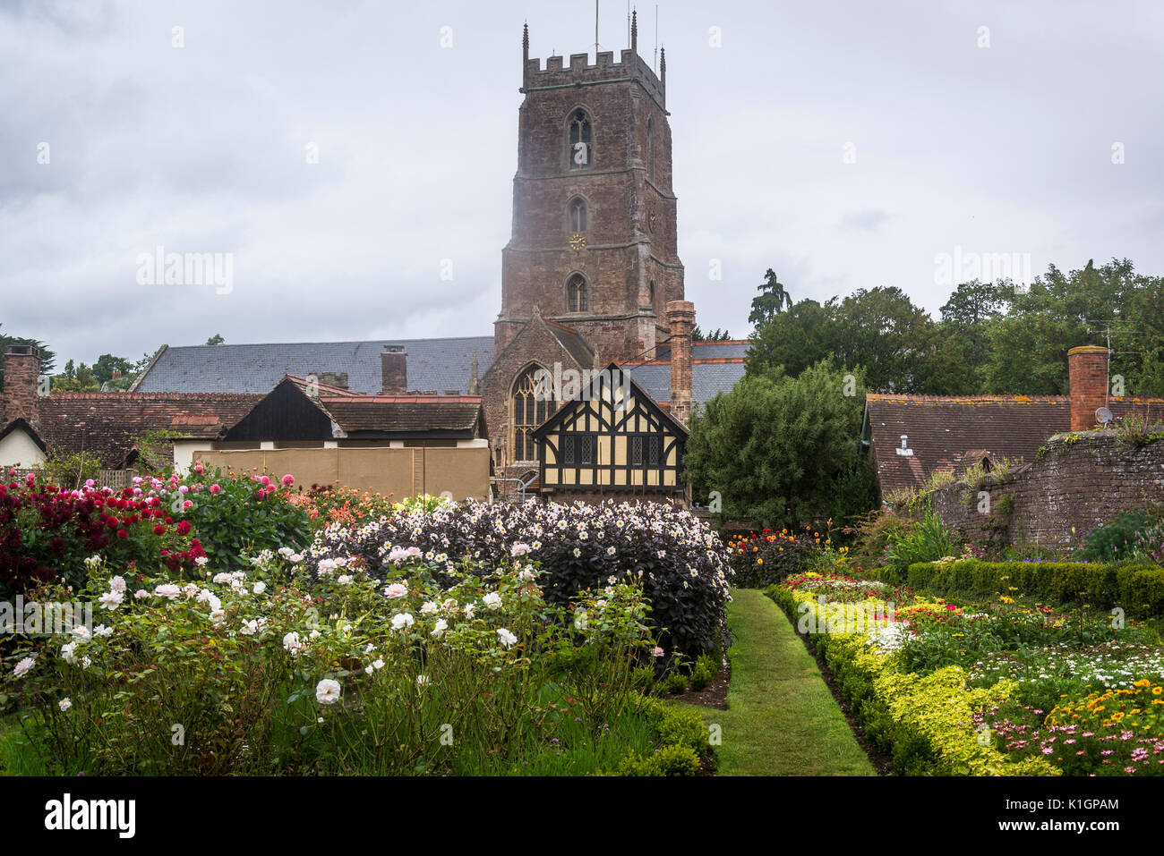 Priory Church of St George, Dunster, Somerset, England UK Stock Photo ...