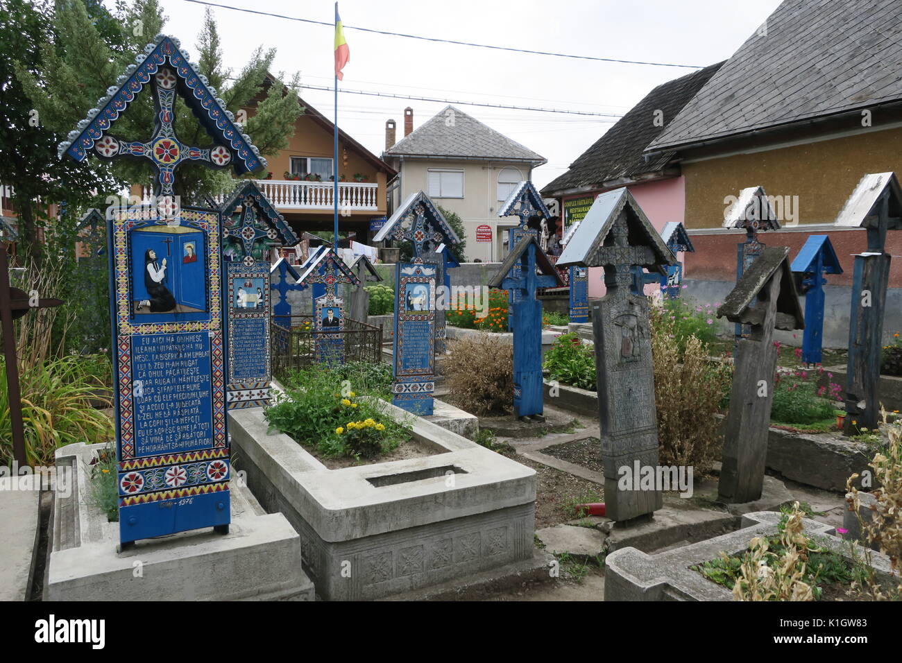 Merry Cemetery with handcarved gravestones with amusing stories about ...