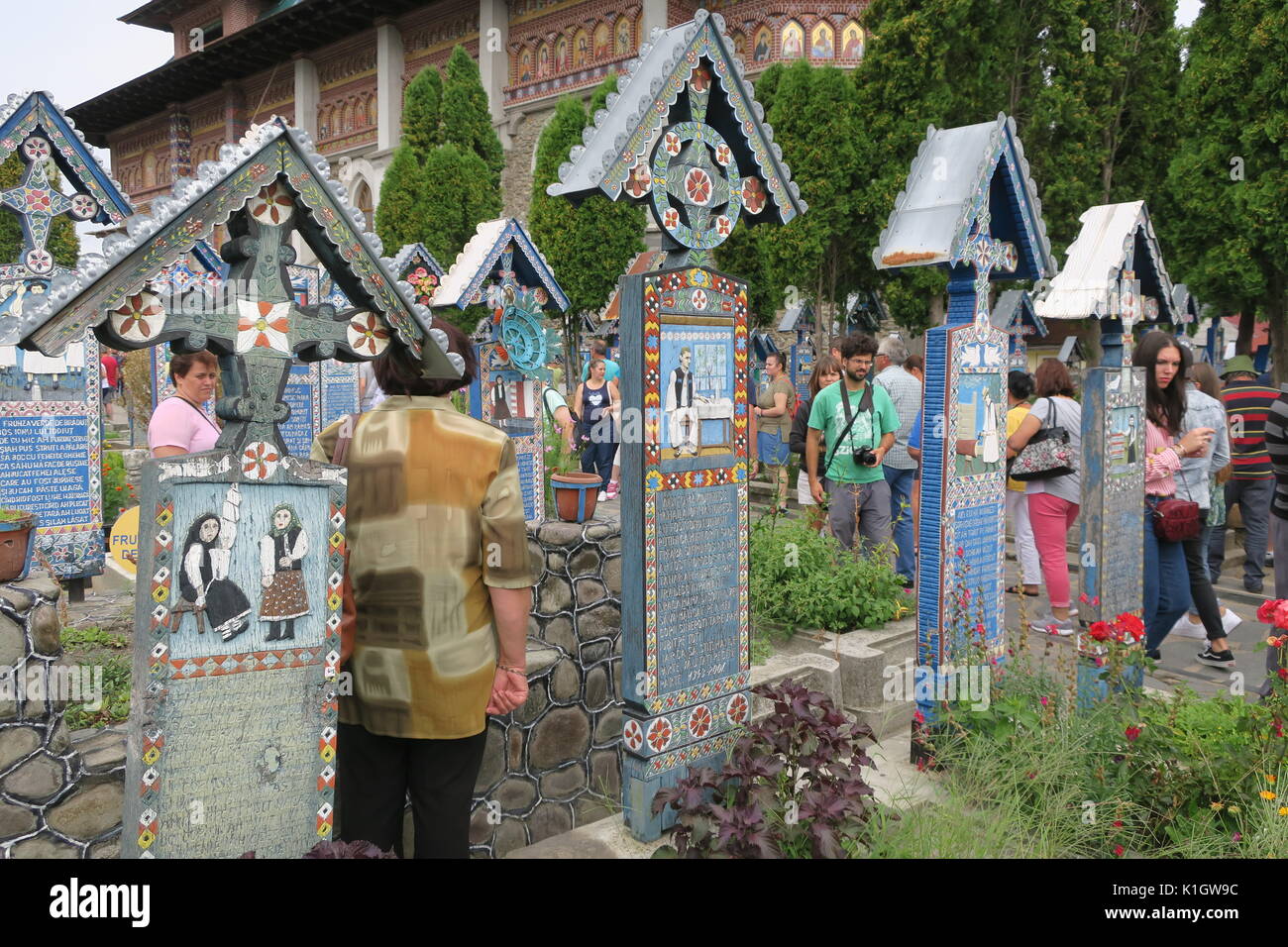 Merry Cemetery with handcarved gravestones with amusing stories about ...