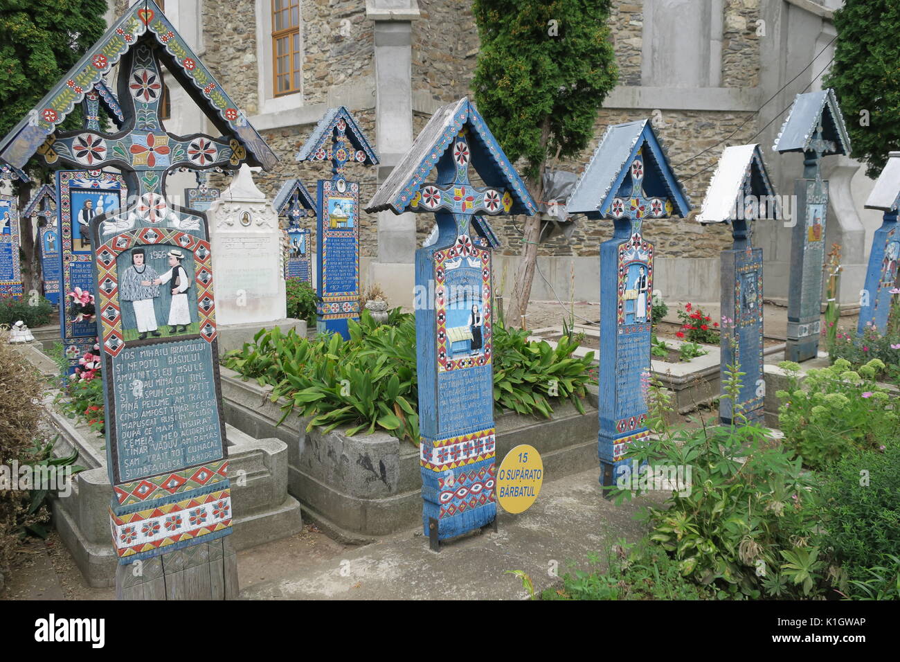 Merry Cemetery with handcarved gravestones with amusing stories about ...