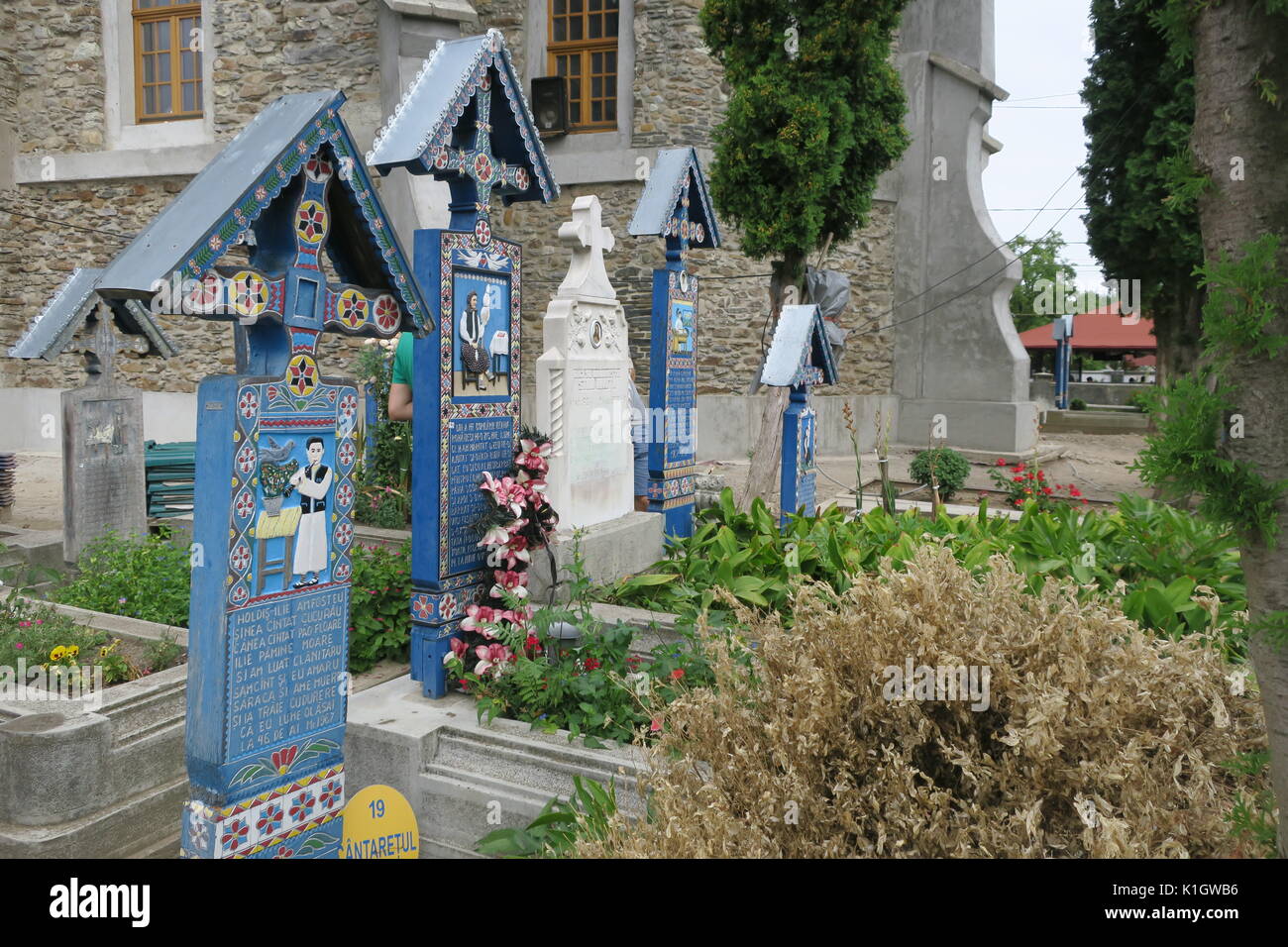 Merry Cemetery with handcarved gravestones with amusing stories about ...