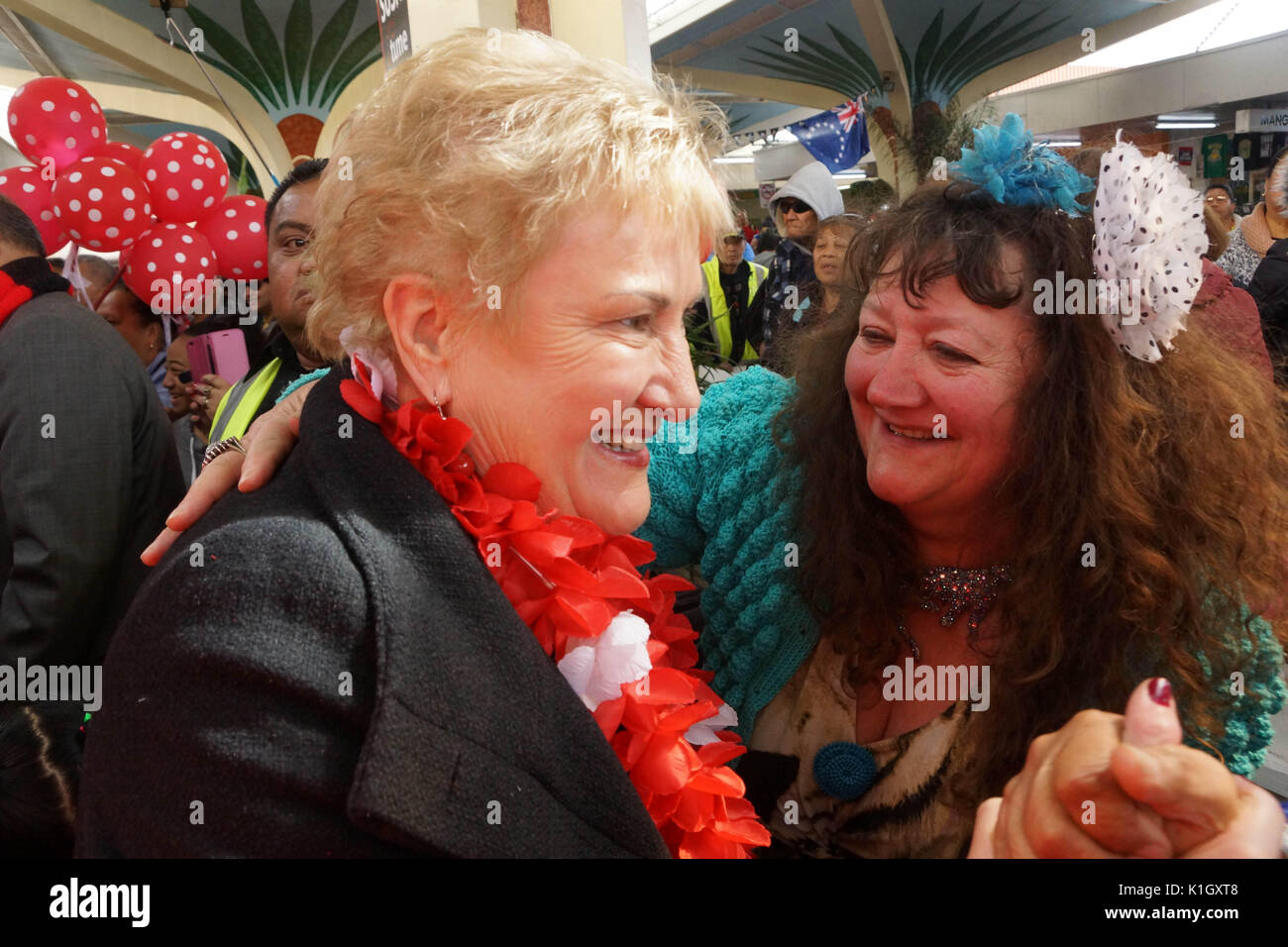 Auckland, New Zealand. 26th Aug, 2017. Former politician Annette King ...