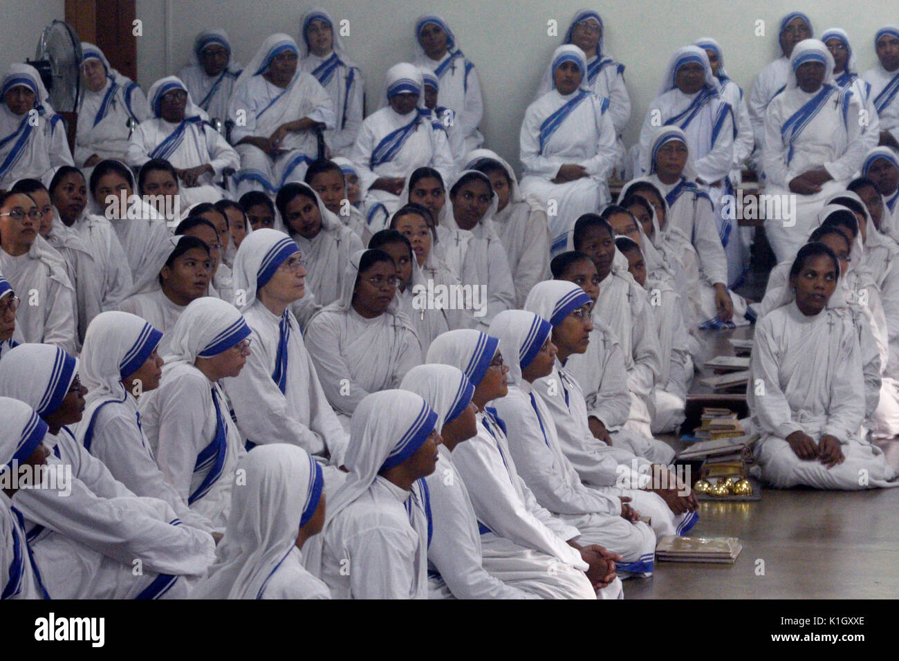 Nuns take part in mass prayers on the occasion of 107th years birth ...