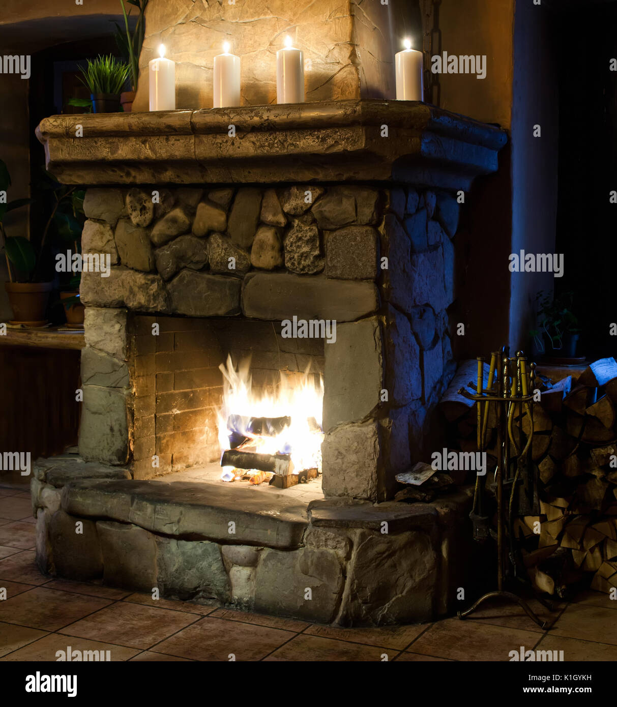 Chimney candles hi-res stock photography and images - Alamy