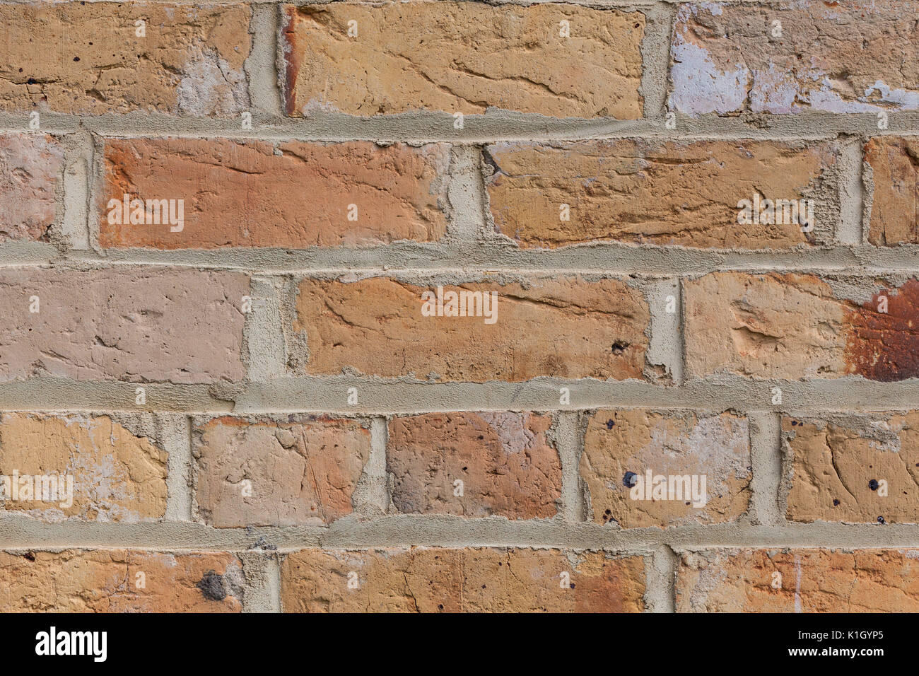 Beautiful brick wall background texture closeup Stock Photo - Alamy