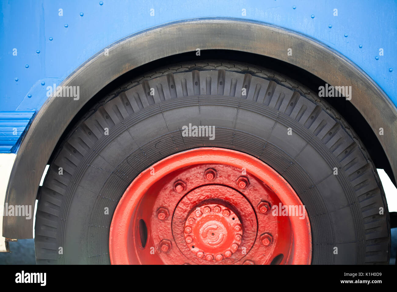 Closeup Of Truck Wheel High Resolution Stock Photography and Images - Alamy