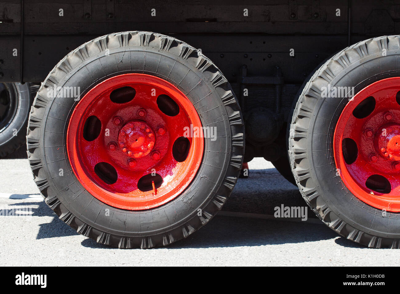 Bus wheels hi-res stock photography and images - Alamy