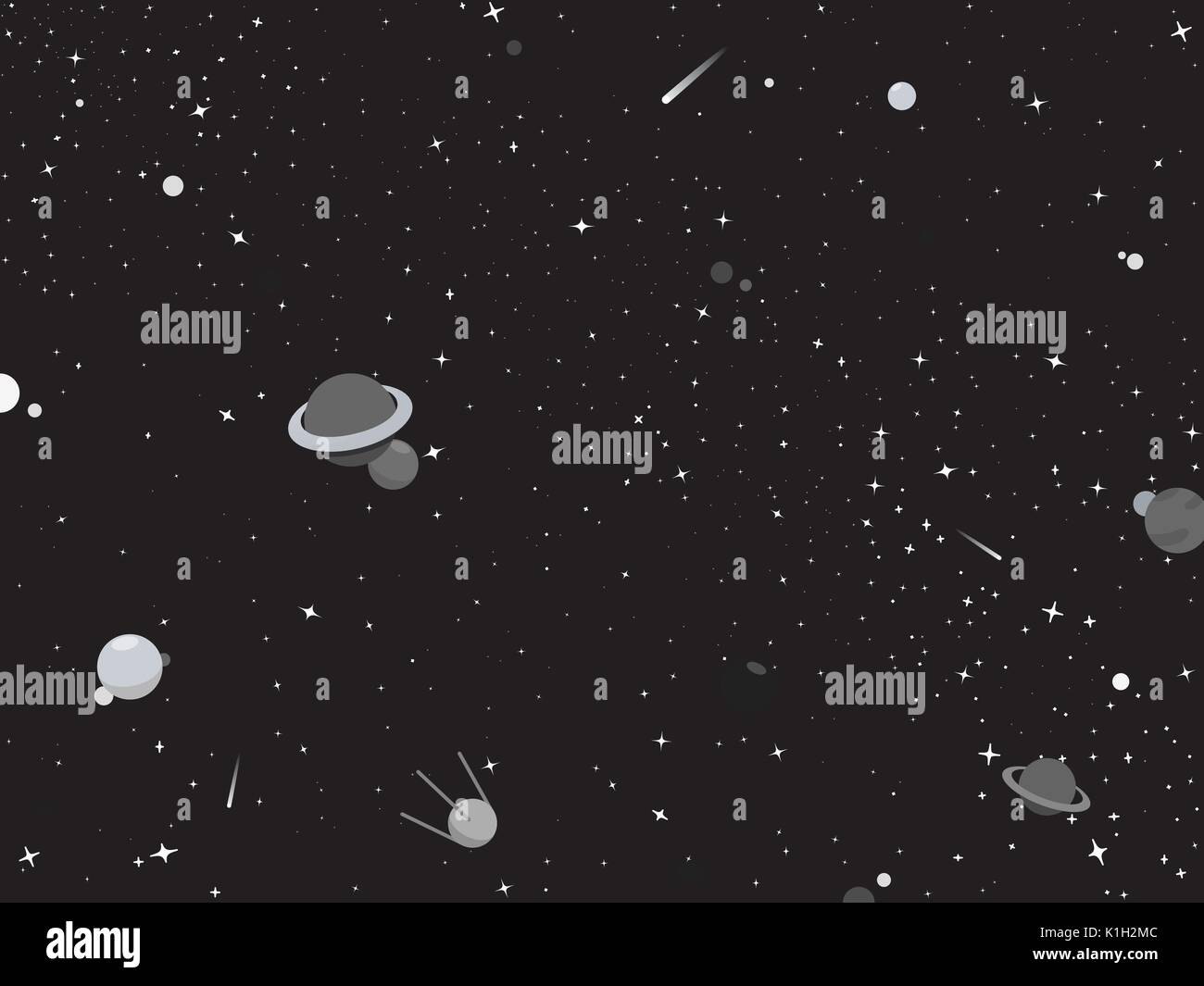 Black Outer Space Backgrounds